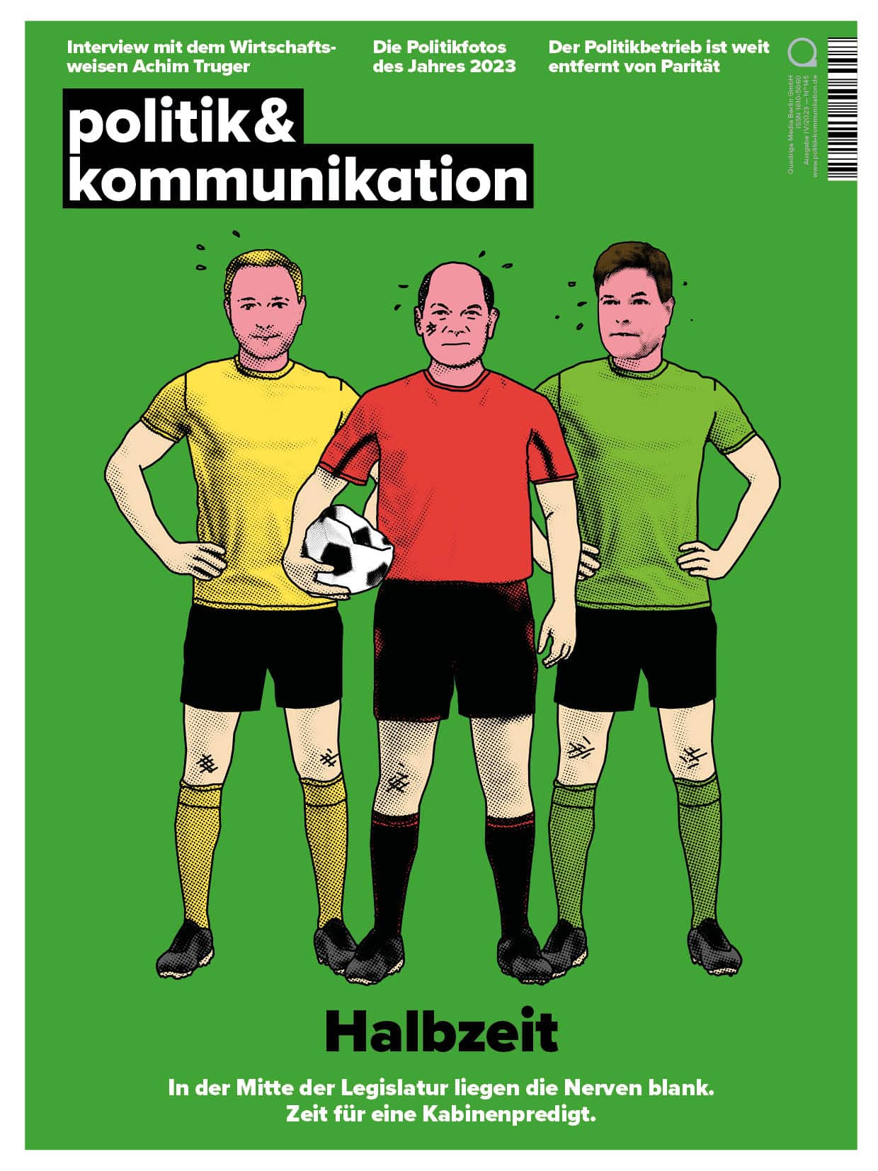 N° 145 – Thema: Halbzeit | Magazin politik&kommunikation - Ausgabe 4/2023